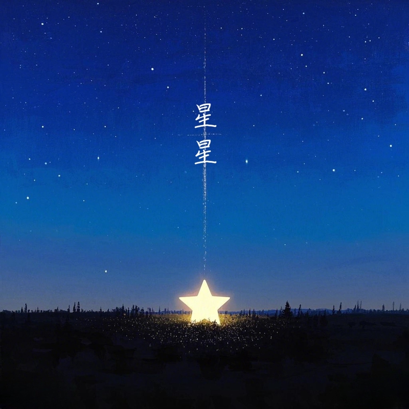 ”星星 (伴奏版)” by 李硕 - トラック・歌詞情報 | AWA